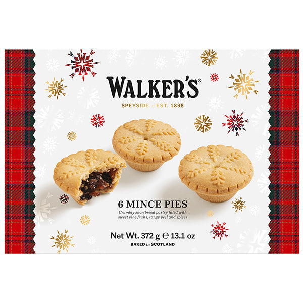 Walker's 6 Luxury Mince Pies 372g – The English Grocer